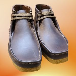 Clarks | Shoes | Clarks Shacre Boot Beeswax Leather | Poshmark